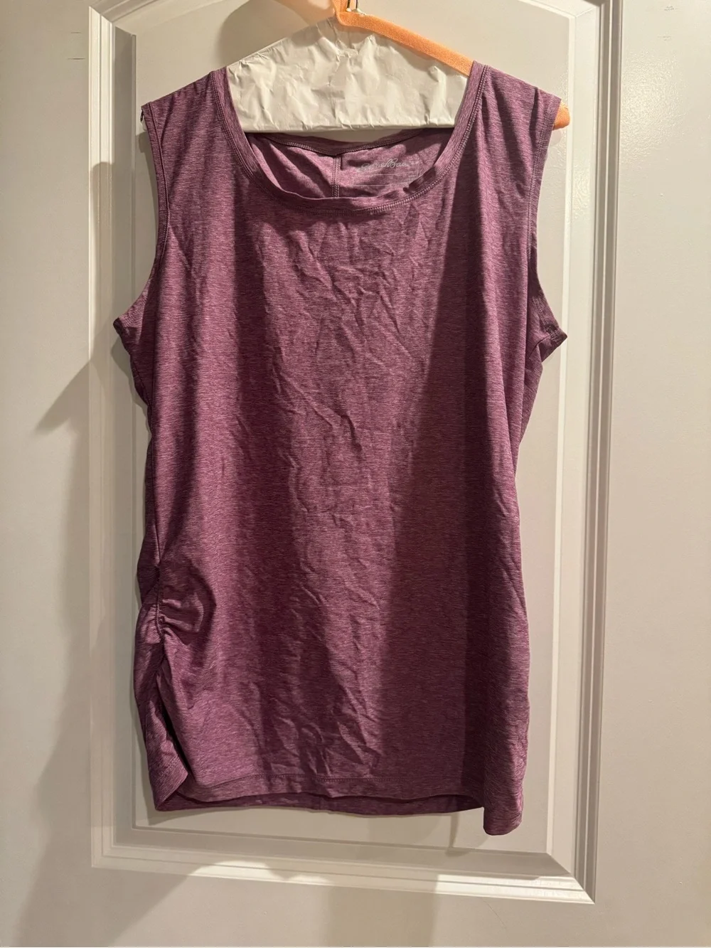 Eddie Bauer | Tops | Eddie Bauer Heathered Plum Sleeveless Tank | Poshmark
